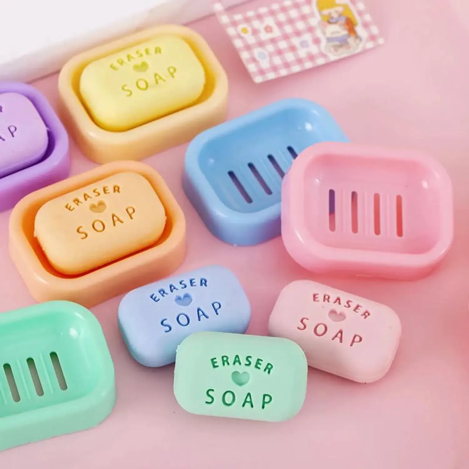 Mini Spa Bathing Soap Eraser Set