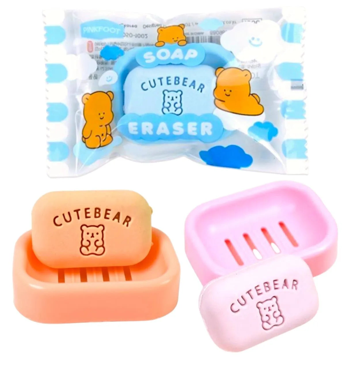 Mini Spa Bathing Soap Eraser Set