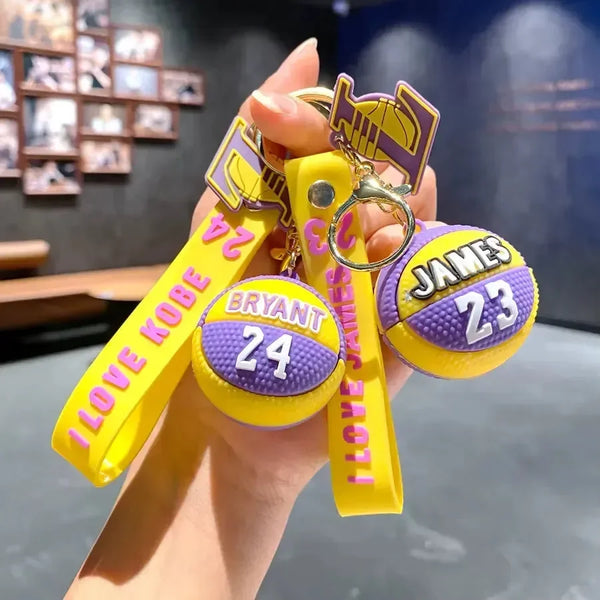 Court Legends 3D Basketball Keychain