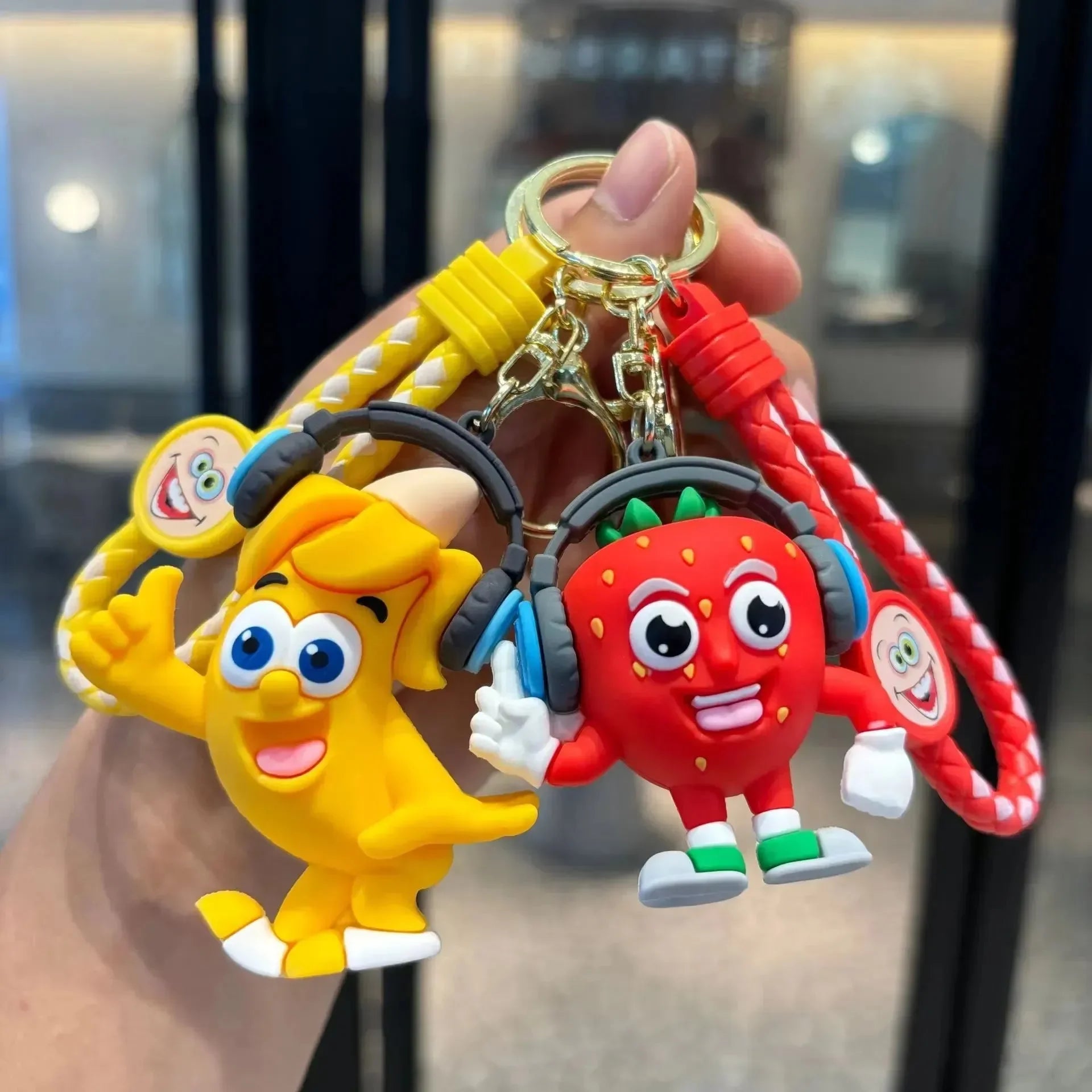 Groovy Fruits 3D Keychain