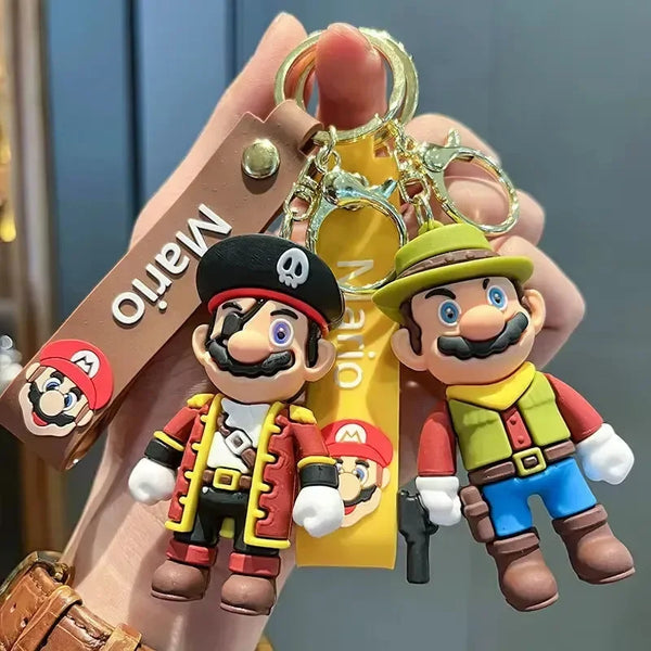 Super Mario Power-Ups Keychain