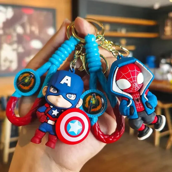 Superheroes Assemble 3D Keychain