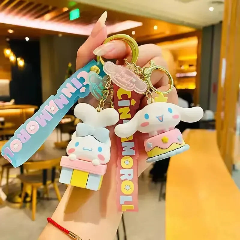 Cinnamoroll Birthday Carnival Keychain