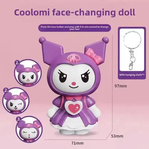 Kuromi & My Melody Mood Swings Keychain