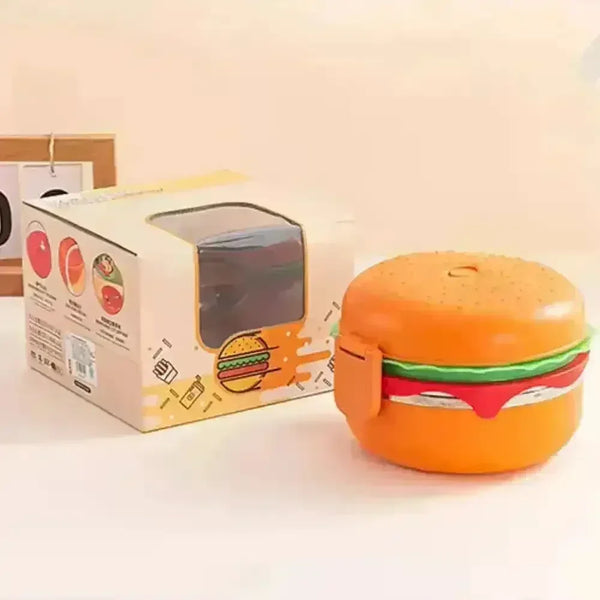 Burger Shaped Stainless Steel Lunch Box