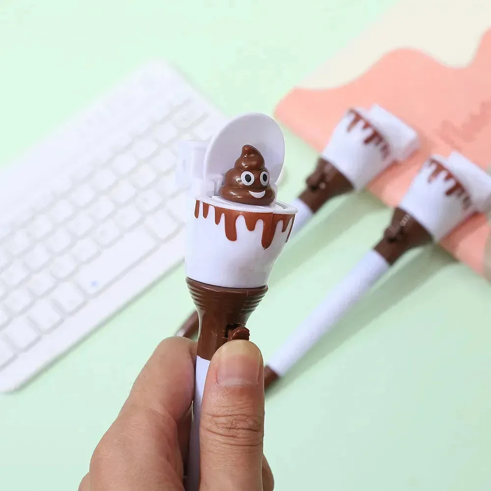 Funny Toilet Poop Prank Pen
