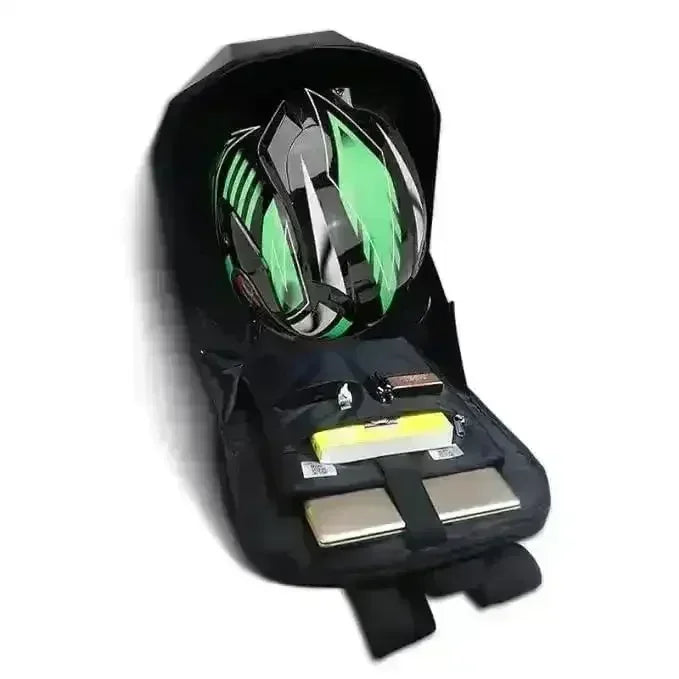 Glowing Eyes 3D LED Display Knight Backpack