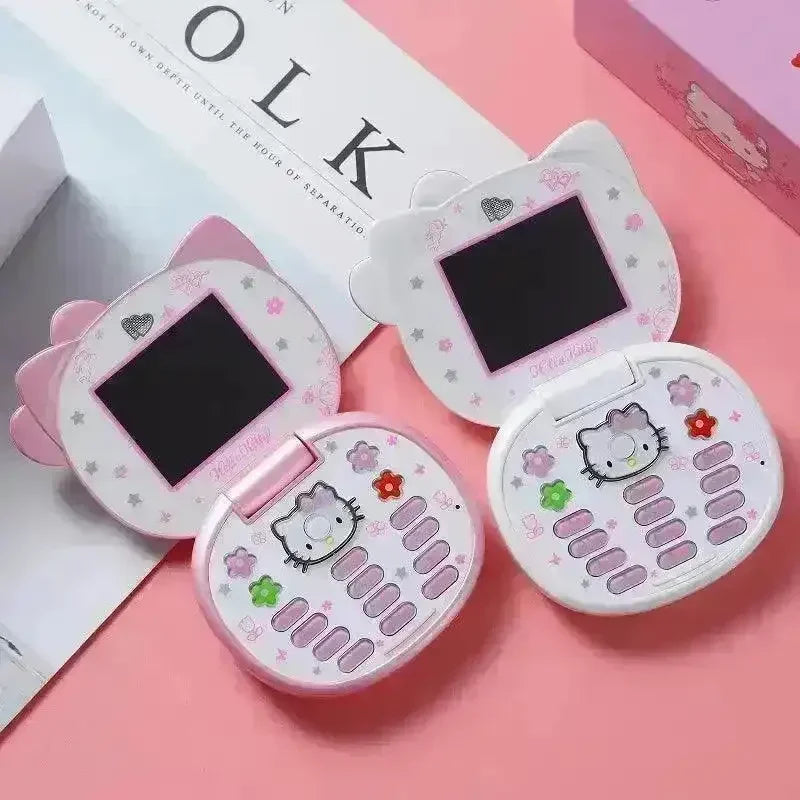 Kawaii Sanliou Hello Kitty K688 Flip Phone