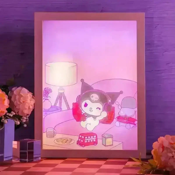 Sanliou Kuromi LED Art Night Light