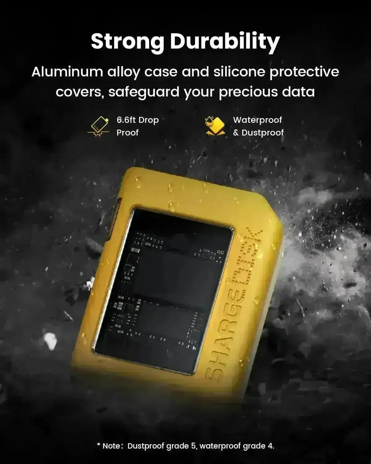 SHARGE-M.2 NVMe SSD Enclosure for All Devices