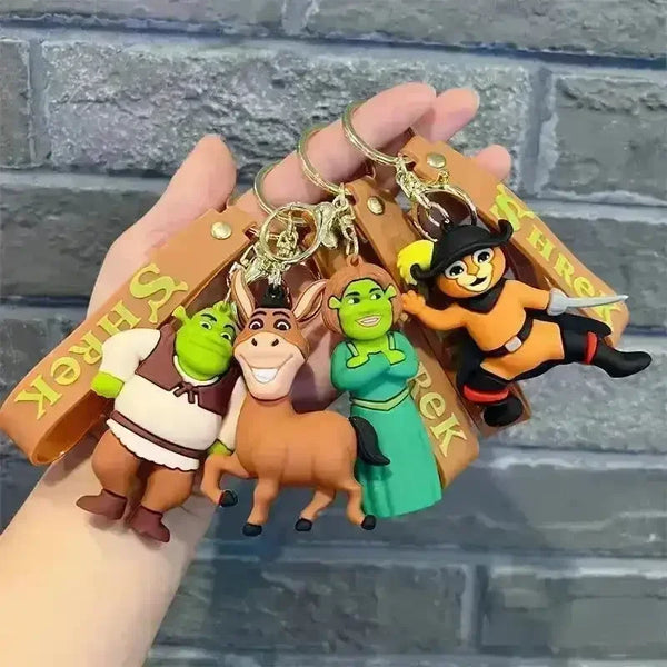 Shrek Characters 3D Keychain