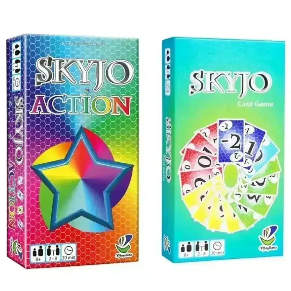 Skyjo and Skyjo Action Card Game For Whole Family