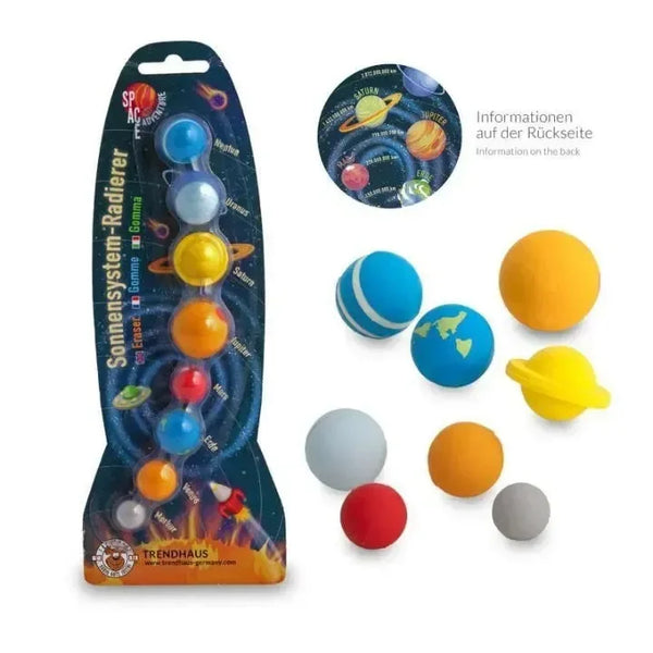 Solar System Eraser (Set of 8)