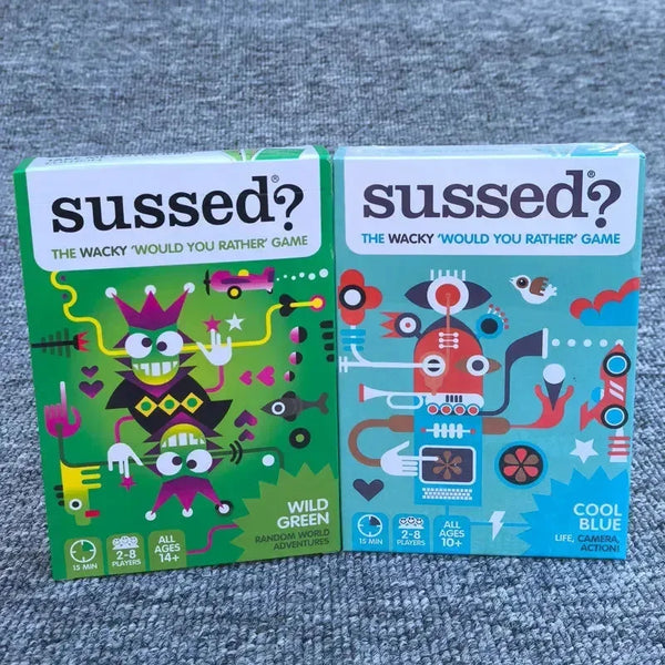 Sussed- The Wacky Would You Rather Questions Based Card Game