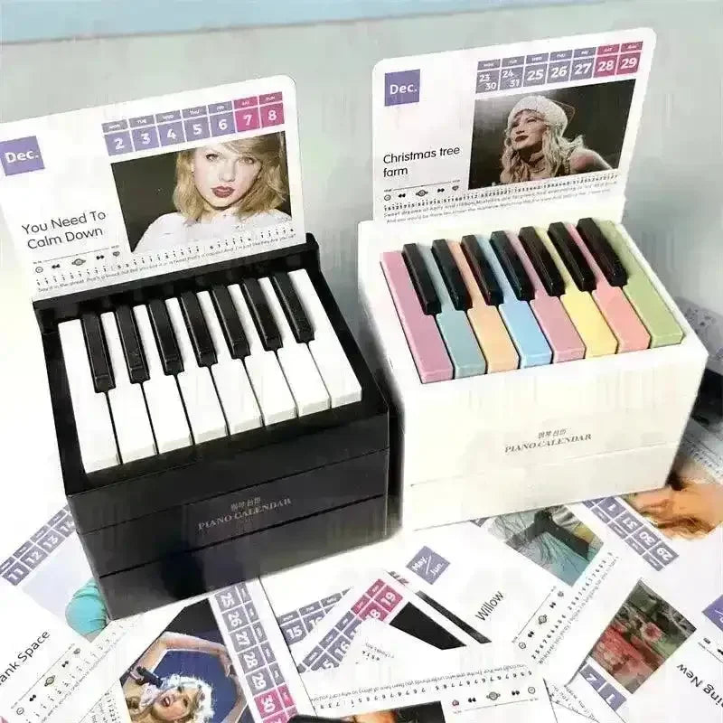 Taylor Swift Piano Calendar with Musical Sheets