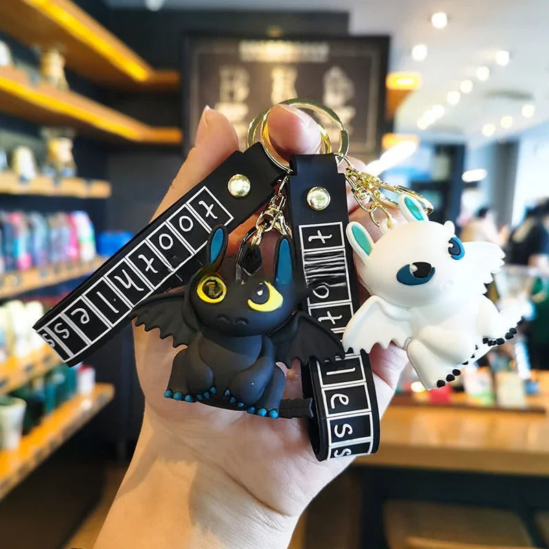 HTTYD Night & Light Fury 3D Keychain