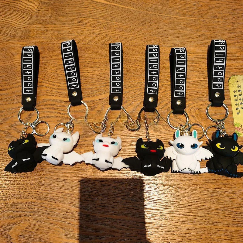 HTTYD Night & Light Fury 3D Keychain