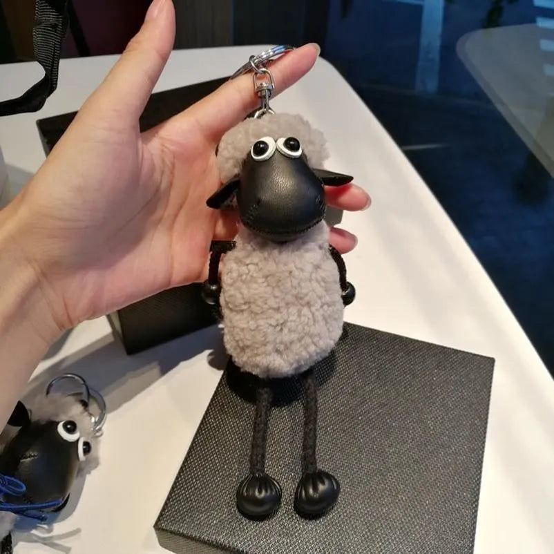 Shaun the Sheep Wool Luxe Keychain
