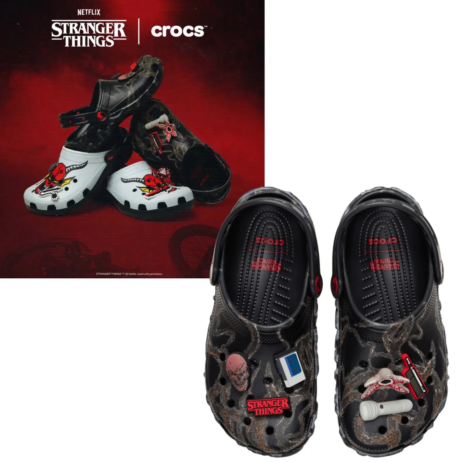 Stranger Things Hellfire Club Clogs