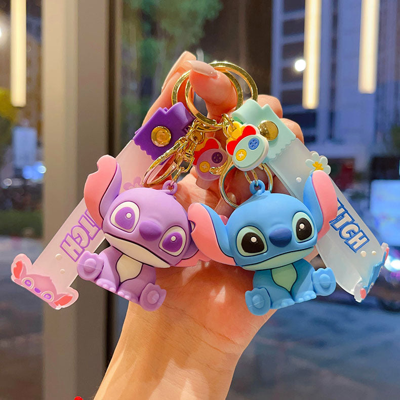 Cosmic Alien Signature Stance Keychain