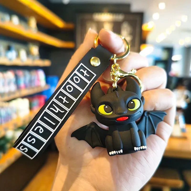 HTTYD Night & Light Fury 3D Keychain