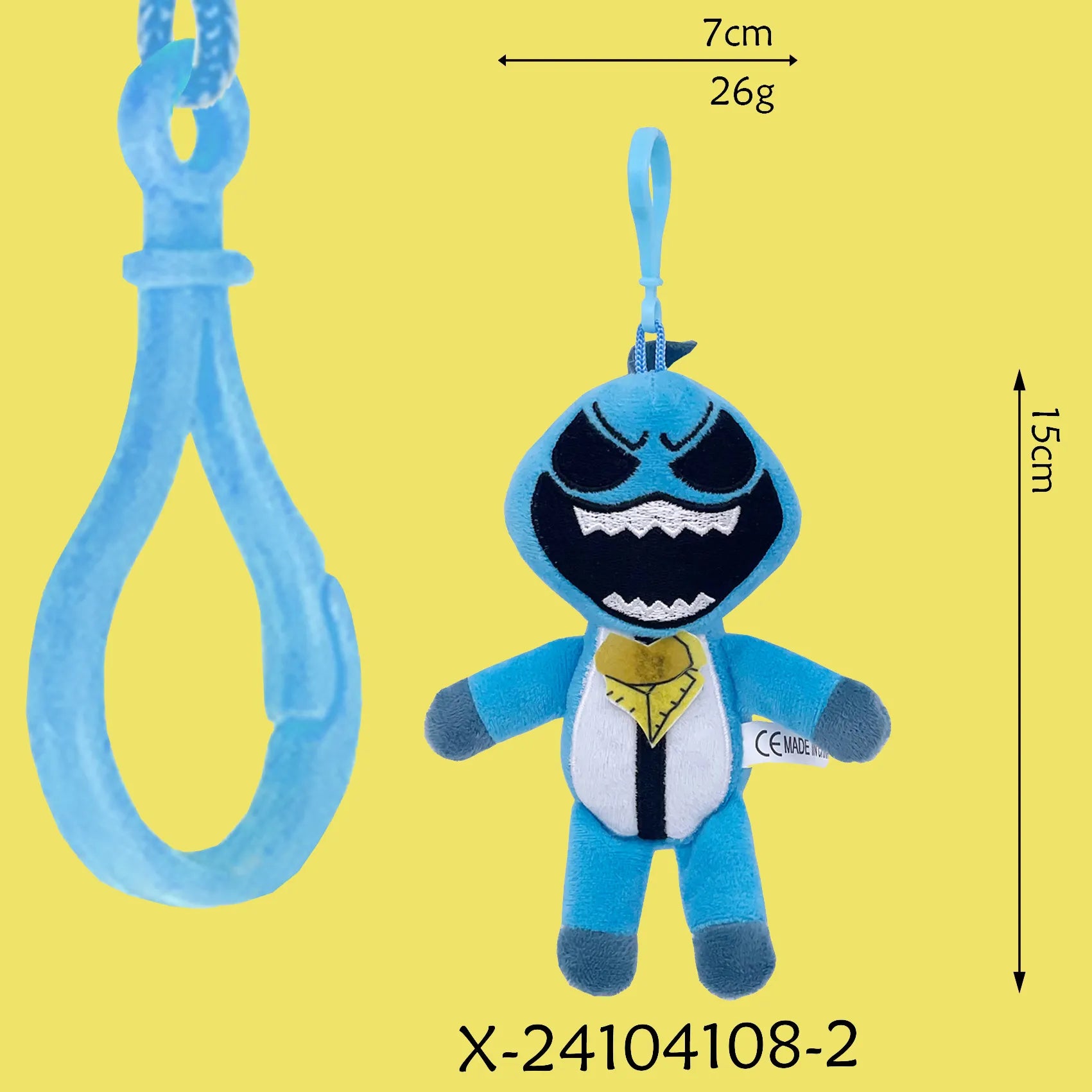 Nightmare Critters Terrifying Plush Keychain
