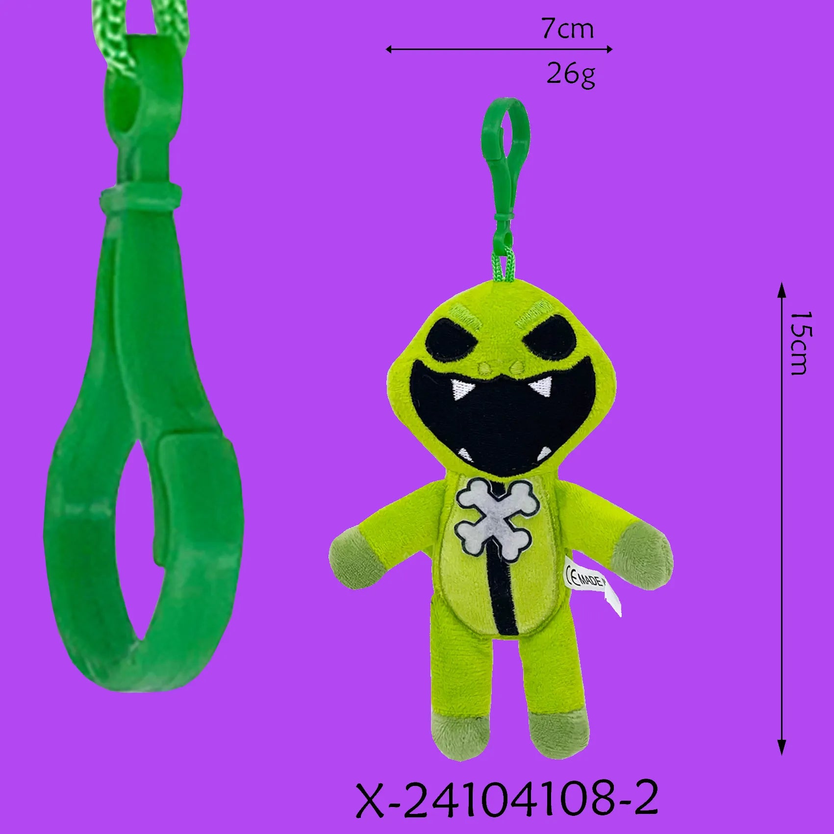 Nightmare Critters Terrifying Plush Keychain