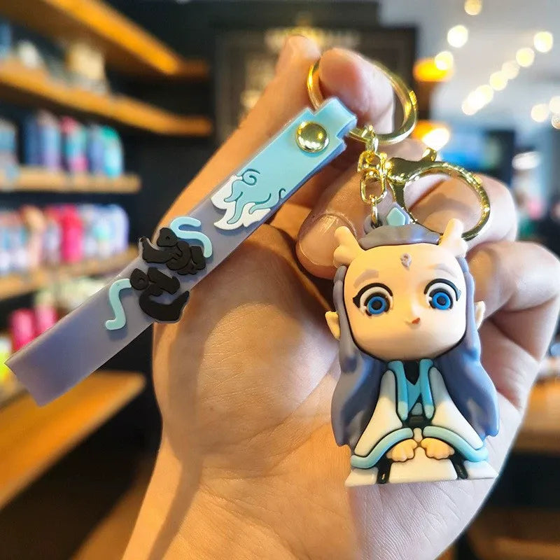 Nezha Spiritual Fight Keychain
