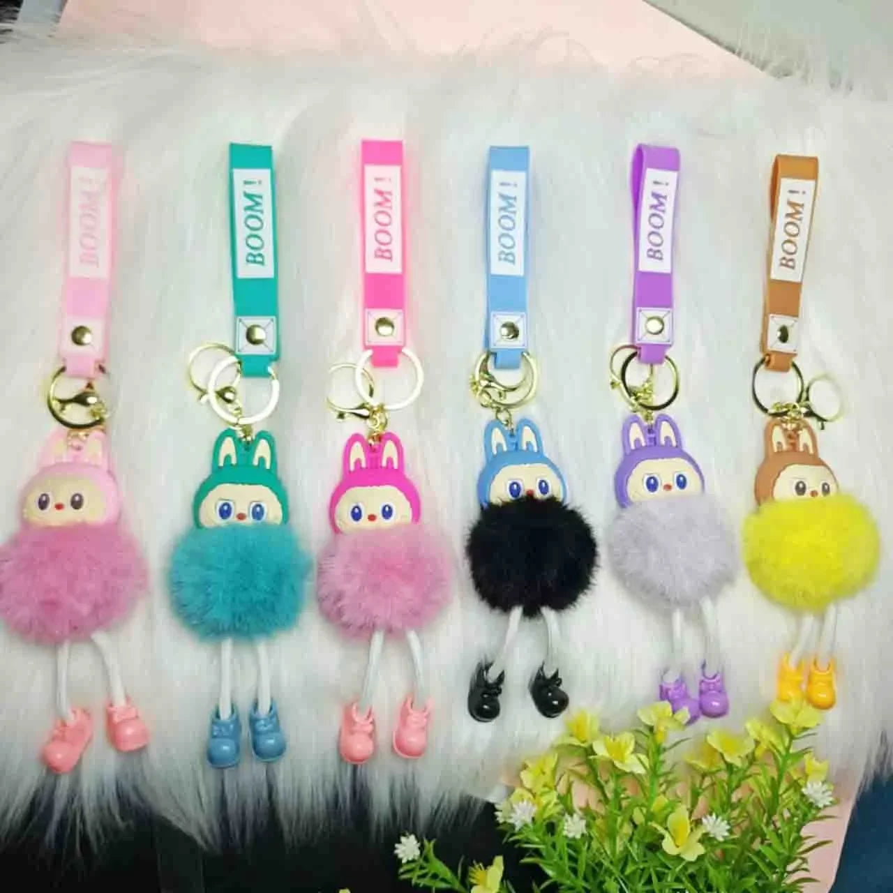 Labubu Long-Legged Plush Keychain