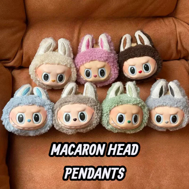Labubu Gen 1 Macaron Big Head Keychain