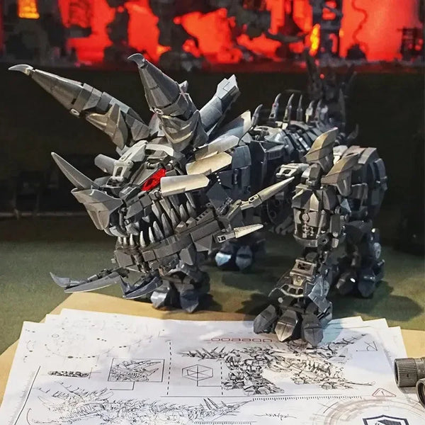 Mech Colossal Triceratops Dinosaur Building Set