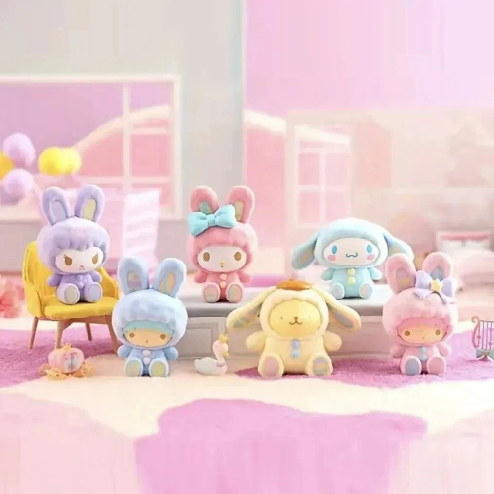 Sanrio Characters Fluffy Rabbit Series Blind Box